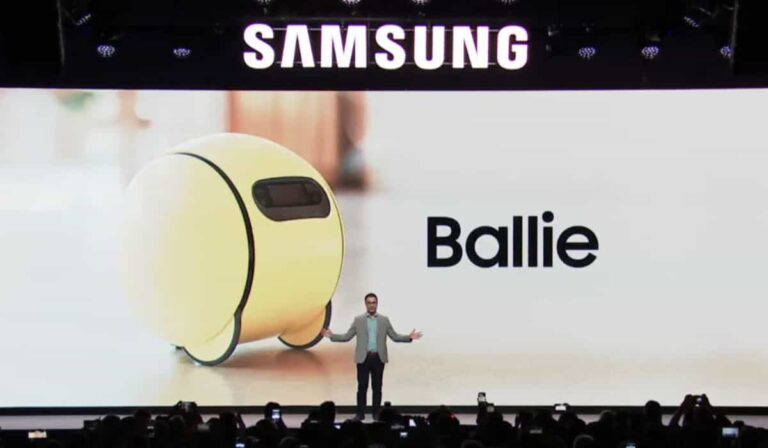 CES 2024 : Samsung annonce une version améliorée du robot intelligent Ballie - TechBreak