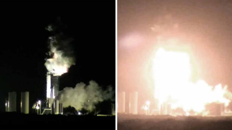 Video Shows Starship 36 Explosion During SpaceX Testing - TechBreak